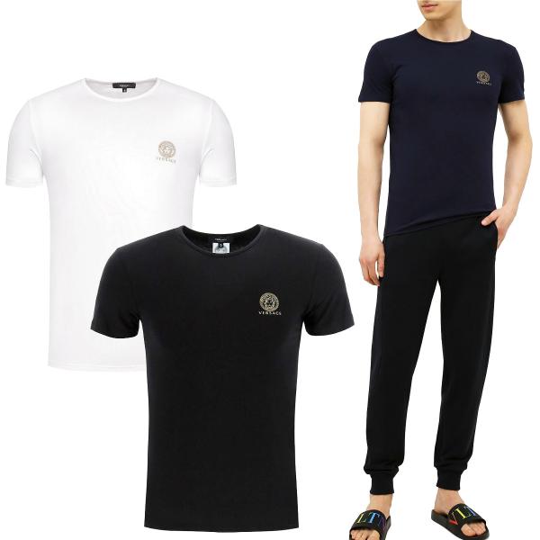 【商　品】・・・VERSACE メデューサ クールネック 2枚セット Tシャツ【型　番】・・・AU10193【型　番】・・・AU10193A232741【型　番】・・・AU10193 A232741【型　番】・・・AU10193 A2327...