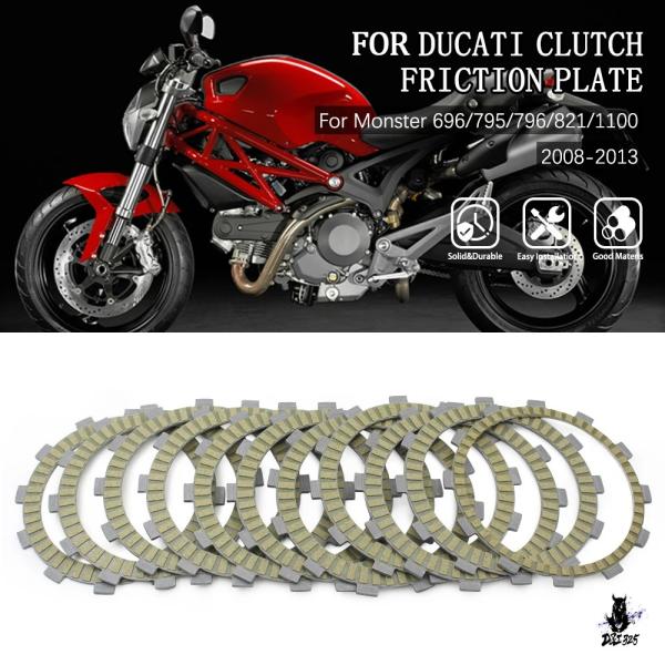 ■商品仕様ドゥカティモンスター696 2008-2013 / 796 2011-2013 / 795 / 1100 用の摩擦クラッチプレート11個セット。新品で高品質な紙ベース素材を使用しています。当店の商品は海外の互換品・汎用品が主となり...