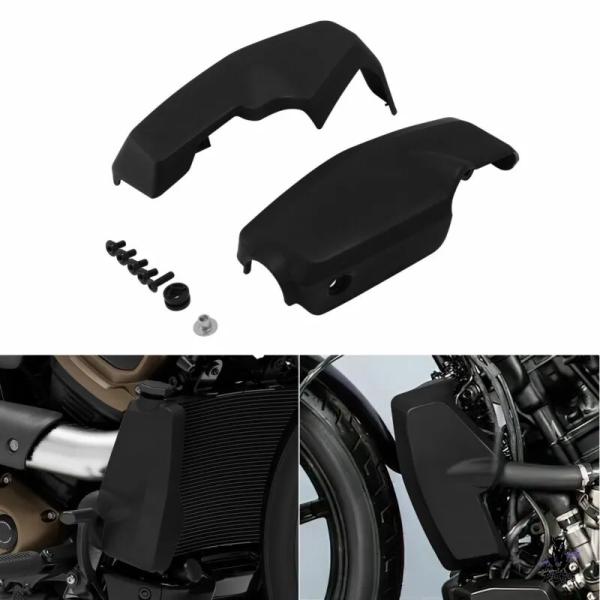 ■商品仕様ハーレースポーツスター RH1250S 2021-2023年式対応のラジエーターサイドフェアリング。黒色のプラスチック製で、左右1ペアが含まれています。当店の商品は海外の互換品・汎用品が主となります。画像をよくご確認お願いします。...