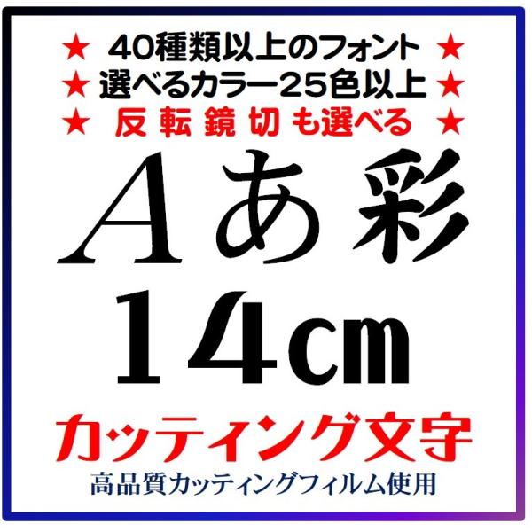 ご注文内容(色・書体・サイズ・縦横・正/鏡切 等）はご注文後に当店から送信される注文承諾メールに記載されている入力フォームアドレス(URL)からご入力ください。注文後数日経ても注文承諾メールが届かない場合はご連絡ください。カッティング文字の...