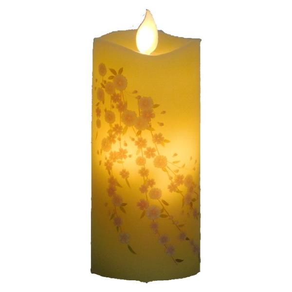 いろはあかりS しだれ桜本物のロウを使ったリアルな質感と、自然な炎のゆらぎを再現したLEDローソク。ほのかな灯りに優雅に舞うしだれ桜が浮かびあがります。サイズがコンパクトで小さなお仏壇にも置いていただけ、盆提灯として対でお使いいただけます。...