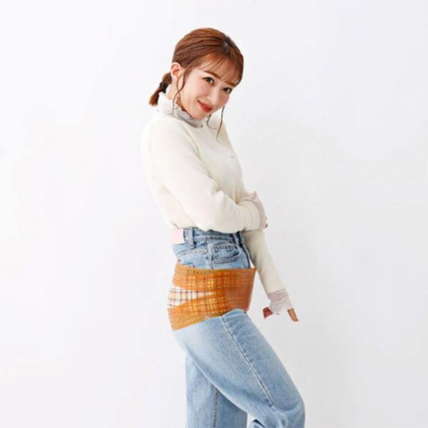 辻希美プロデュースサイズ：L〜LL：ヒップ92cm〜105cm本体サイズ：幅12cm×全長105cm本体重量：約240g本体ベルト素材：外側部/天然ゴム、内側部/ポリエステル・ポリウレタン面ファスナー素材：ナイロン生産国：日本POINT1：...