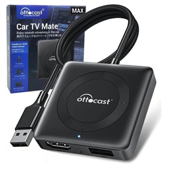 【仕様r】・商品名：Ottocast Car TV Mate・型番：CA361-C4・ソケット：HDMI 入力 / USB-A・HDMI入力:2K (2560*1440) 60Hz、1080P (1920*1080) 60/50Hz、720...