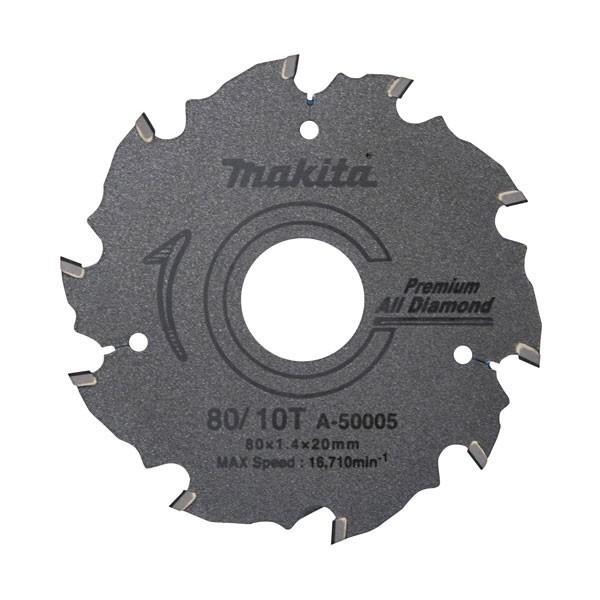 マキタ　プレミアムオールダイヤチップソー　外径８０ｍｍ　刃数１０Ｐ　Ａ−５０００５