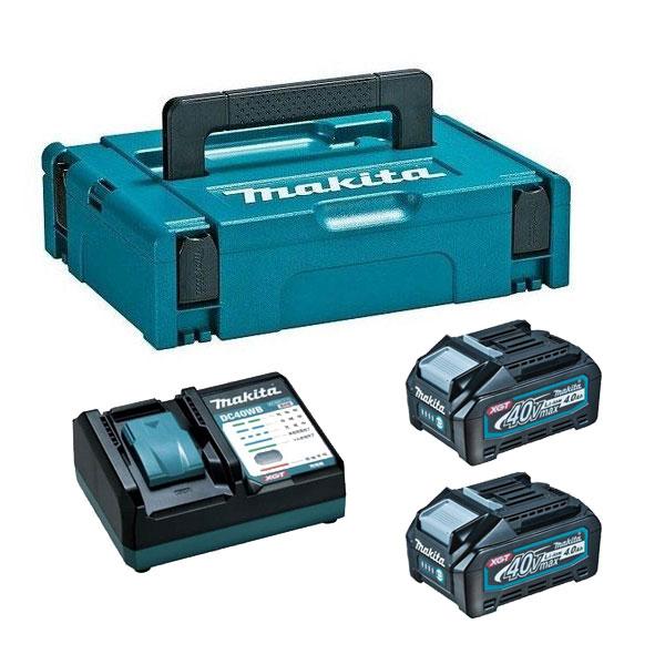 マキタ パワーソースキット XGT15 A-78184 (バッテリBL4040×2個・充電器・マックパックタイプ1)【セット内容】■40Vmaxバッテリ(BL4040/4.0Ah)×2本■40Vmax用充電器DC40WB■マックパックタイプ1