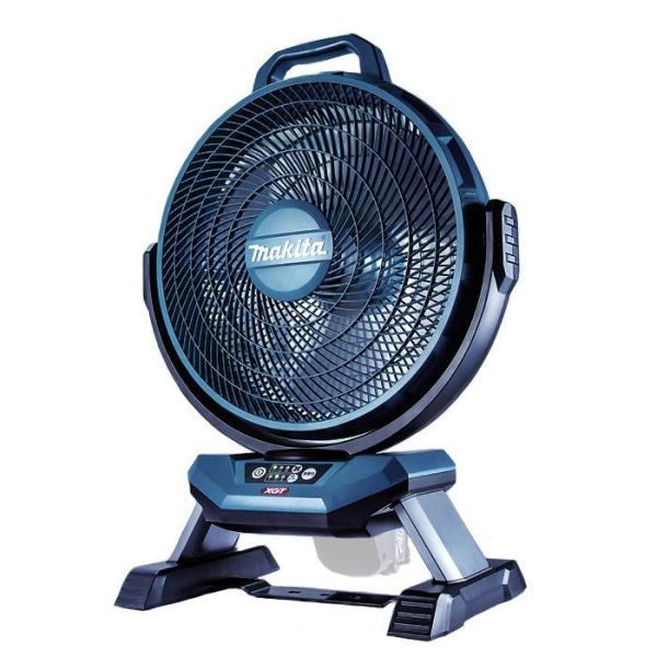 マキタ　充電式産業扇　自動首振りモデル　CF002GZ　40Vmax対応(ACアダプタ付/充電器・バッテリ別売)　■ＡＣアダプタ付　※バッテリ・充電器別売■パワフルでも静かな運転音［騒音値］52dB(A)［ 強モード時 ］■自動首振り＆角度...