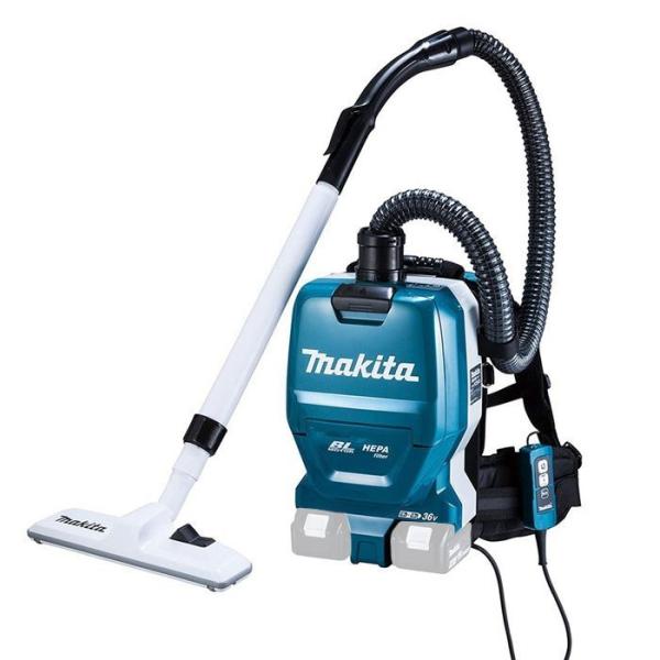 マキタ　３６Ｖ　充電式背負いクリーナー　 VC261DZ　本体のみ　(バッテリ、充電器別売）※バッテリ・充電器別売■　疲労軽減、広範囲を隅々まで清掃■　最大吸込仕事率：９５ｗ■　集じん容量：２Ｌ■　LEDライト付■　ＨＥＰＡフィルタを採用し...