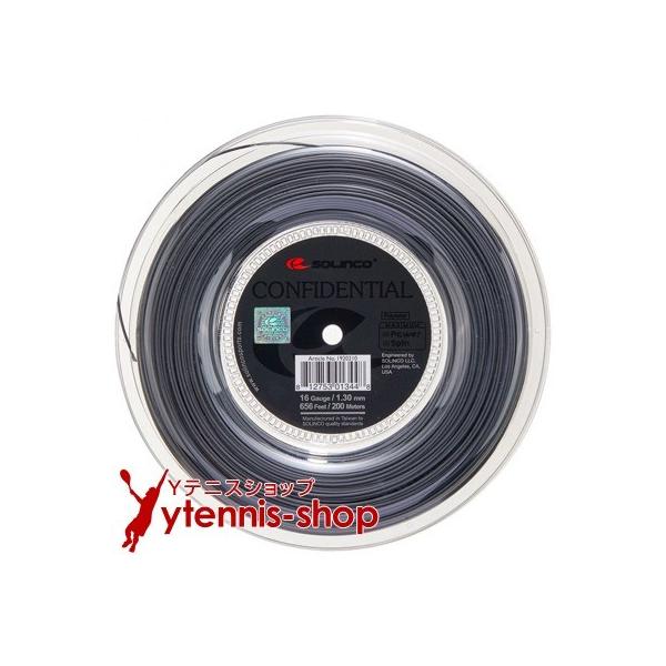 ソリンコ(SOLINCO) コンフィデンシャル(CONFIDENTIAL) ガンメタリック 200mロールの商品説明素材:モノフィラメント ポリエステルストリングスカラー:ガンメタリックゲージ:1.30mm/1.25mm/1.20mm/1....