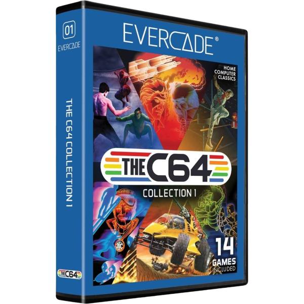 1980年代を席巻した伝説のPC「コモドール64（C64）」がEvercadeで蘇る！珠玉の14タイトルを1枚のカートリッジに凝縮した「THE C64 Collection 1」。かつての熱狂、独特のグラフィックとサウンドを現代のEverc...