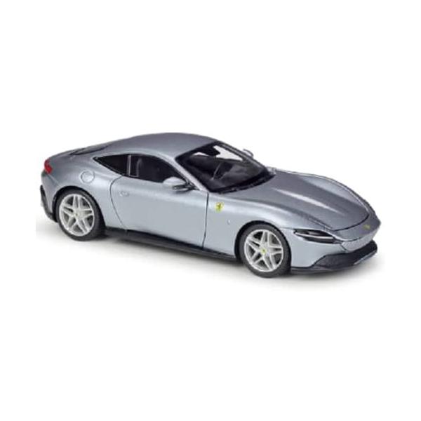 フェラーリ ローマ 1/24 ダイキャストモデル2020年に発表されたフェラーリの最新GT、ローマを1/24スケールで再現したダイキャストモデルです。特徴優雅なグレーのボディカラーが上品な雰囲気を醸し出し、流麗なボディラインや特徴的なグリル...