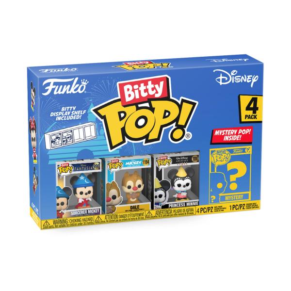 伝説の名作『ファンタジア』の世界を指先サイズに凝縮！世界中で愛される「Funko POP!」が、驚きの極小サイズ「Bitty POP!」となって登場。主役はディズニーの象徴、ソーサラーミッキー（魔法使いの弟子）です。 【商品の魅力】わずか2...