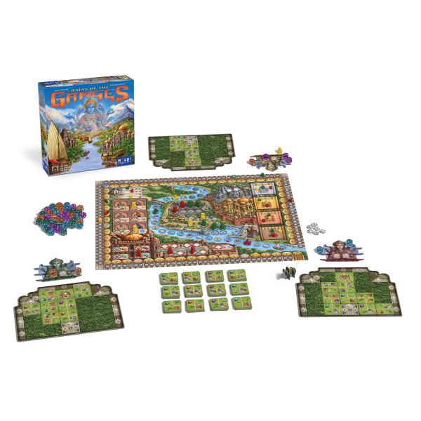 Rajas of the Ganges ガンジスの王族たち 壮大なインドの歴史と文化が織りなす戦略的ボードゲーム 16世紀、ムガル帝国統治下のインドを舞台に、プレイヤーはラージャ（ヒンドゥー教の王子）となって領土の発展を目指す本格的な戦略ボ...