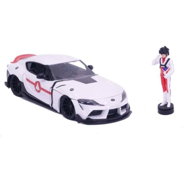 ロボテックとトヨタ・スープラの夢のコラボレーションが実現。SFアニメの金字塔「Robotech（ロボテック）」公式ライセンス商品。1/24スケールのダイキャスト製ミニカーと、主人公リック・ハンターの限定フィギュアがセットになった、ファン垂涎...