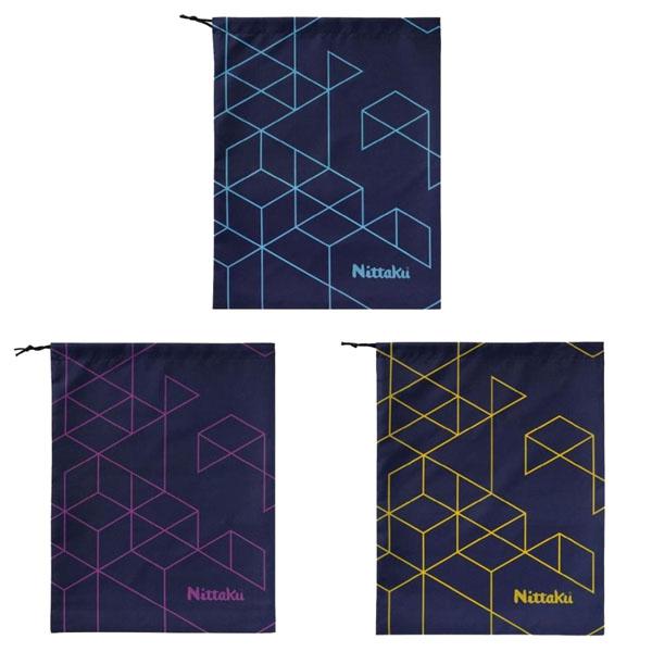 【ネコポス対応商品】袋口が広く、大きなサイズのシューズも出し入れラクラク！しっかり収納できて安心です。しなやかな手触りの生地なので、バッグの中でかさ張らないのも◎ラインが織りなすデザインでシンプルに！サイズ幅33×高さ43cm　原産国　日本