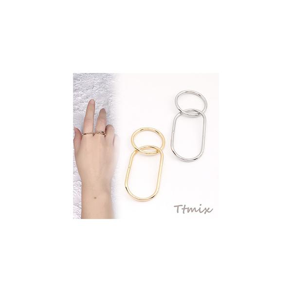 サイズ：約19×23mm(幅約2mm) 入数：1ヶ/パック 素材：銅製 重さ：約4.7g/パックレディスリング 指輪 ピンキーリング リング―プレゼント プロポーズリング 婚約リング