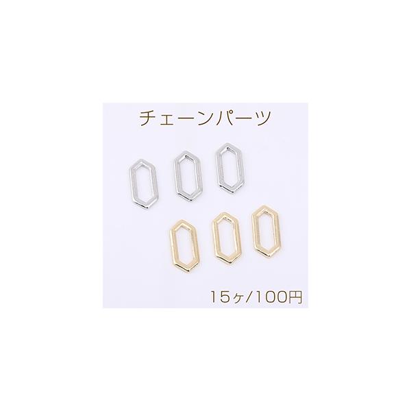 サイズ：約7.5×16mm 入数：15ヶ/パック素材：合金製 重さ：約7.5g/パック