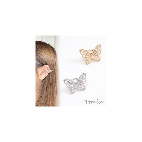 サイズ：約18×21mm 入数：1ヶ/パック 素材：ジルコニア、銅製 重さ：約2.7g/パックイヤーカフ イヤーカフス イヤーフック イヤリング アクセサリー デイリー カジュアル レディース