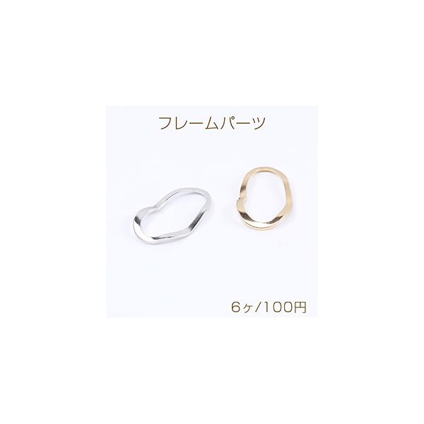 サイズ：約15×27mm 入数：6ヶ/パック素材：銅製 重さ：約4.8g/パックフレームパーツ フレームチャーム メタルチャーム 金属チャーム アクセサリーチャーム アクセサリーパーツ ハンドメイド