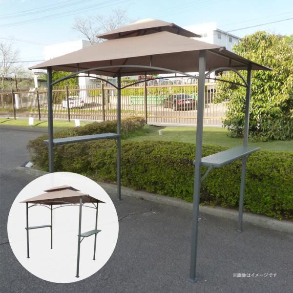シンセイ ガーデンガゼボ【622131】◇■◇■◇おすすめポイント◇■◇■◇●両側に棚が設置されているガーデンガゼボ●BBQ道具やドリンクを置くのにも最適●屋根の通気口がテント内の空気や煙を循環●空気循環によりテント内を快適に保てる●アウト...