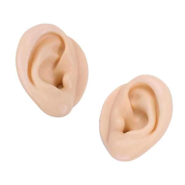 「商品情報」「主な仕様」【リアルな質感のシリコン製耳模型】医療分野の授業や耳鍼の練習、さらには縫合手技のトレーニングまで幅広く対応できるシリコン製の耳模型で、リアルな手触りと形状が正確な施術感覚を身につけるサポートをします。【両耳セットで実...