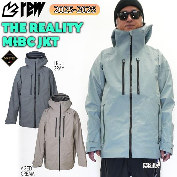 【正規代理店商品】●BRAND：REW アールイーダブリュー●品名：REALITY MtBC JKT 24 リアリティマウントビーシージャケット●カラー：TRUEGRAYAGEDCREAMKAREHA●サイズ：M/ L/ XL-XXL●Fa...