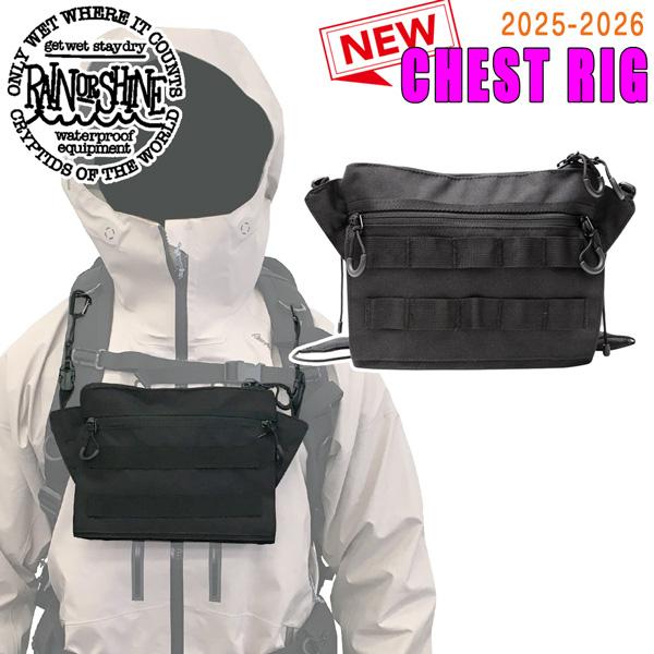 【正規代理店商品】●BRAND : RAIN OR SHINE レインオアシャイン●品名 : CHEST RIG チェストリグ●カラー : BLACK●サイズ : H170 x W230 x D50  25-26 レインオアシャイン チェス...