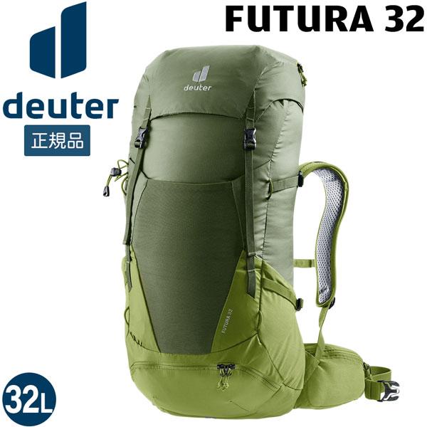 【正規代理店商品】●BRAND ：deuter(ドイター)●品　番：D3400821-2289●品　名：フューチュラ 32●サイズ：H65×W30×D20cm●容　量：32L●重　量：1440g●カラー：・(2289)カーキ×メドー●素　材...