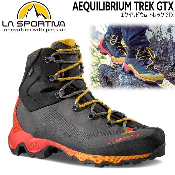 【正規代理店商品】●BRAND : LA SPORTIVA(スポルティバ)●品番 : ZFHS139G00Y00●品名 : AEQUILIBRIUM TREK GTX●カラー : カーボン/イエロー(G00Y00)●サイズ : EU40(2...