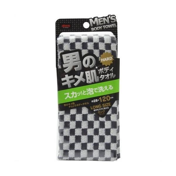 アイセン　aisen 男のキメ肌 チェック ボディタオル