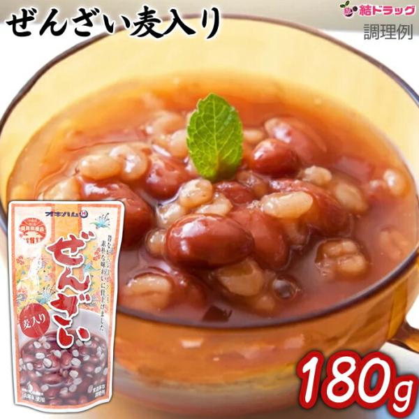沖縄風　ぜんざい 麦入り オキハム　180g  沖縄お土産　沖縄の味　簡単料理　お買い得 banner4 |商品区分:食品<br>【沖縄風　ぜんざい 麦入り オキハム　180gの商品詳細】<br>■内容量：180g&...