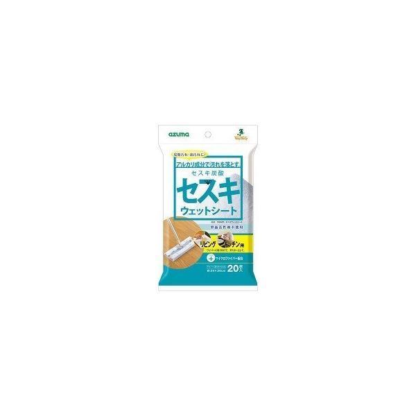 セスキウェットシート SQA60(20枚入)  |商品区分:トイレ用品<br>【セスキウェットシート SQA60の商品詳細】<br>●フローリングワイパー等の共通取り替えウェットシートです。<br>●重曹...