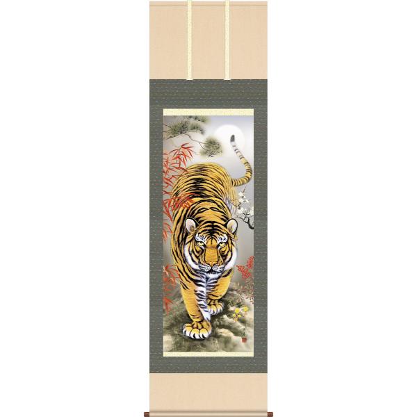 ★無料サービス★風鎮プレゼントまたは、水引ラッピング、または名前等を桐箱のフタ裏へ筆耕致します（毛筆手書き）ご希望の場合は備考欄にご記入ください。一日に千里を走るという虎はまさに百獣の王。古来、その威厳であらゆる厄災を追い祓い、守護する象徴...