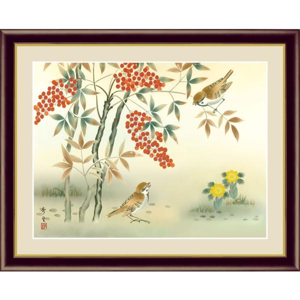 厳冬に鮮やかな真紅の実を結ぶ南天や仲睦まじい姿の鴛鴦など、冬の風情を醸し出す愛らしい花鳥画の世界。暮らしに季節感を取り入れ、潤いと安らぎに満ちた日々をお過ごしいただける名品集です。冬を象徴する名題材の数々が、お部屋に季節の微風を招き入れてく...
