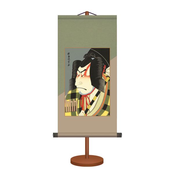 日本の芸術である浮世絵をコンパクトサイズに仕立てました。ちょっとした空間に簡単に飾っていただける和風タペストリーです。名画複製画〜手彩入り〜