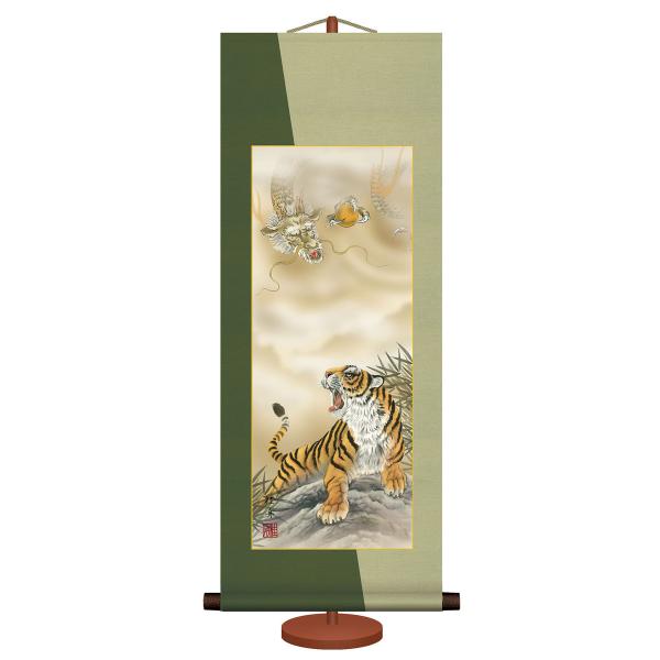 慶事や縁起事に最適なモダン掛軸。専用スタンド付きで、ちょっとした空間に簡単に飾っていただける和風タペストリーです。