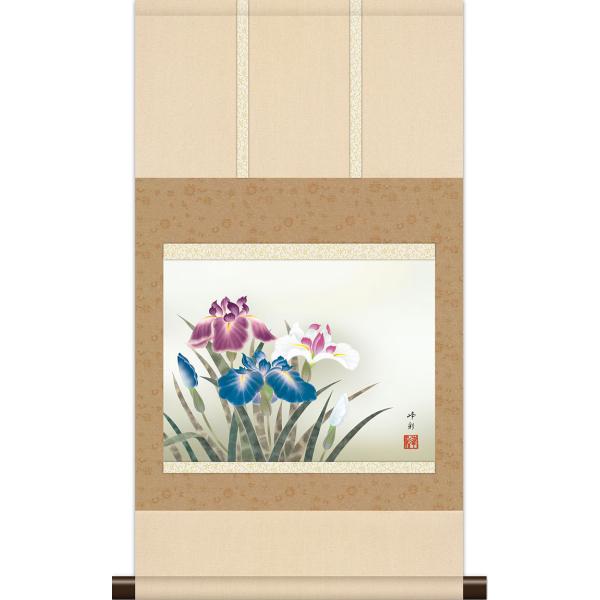 ★無料サービス★水引ラッピング致します。ご希望の場合は備考欄にご記入ください。瑞々しく咲く花、爽やかな清流が夏の風情を醸し出す、愛らしい花鳥画の世界。暮らしに季節感を取り入れ、潤いと安らぎに満ちた日々をお過ごしいただける作品です。