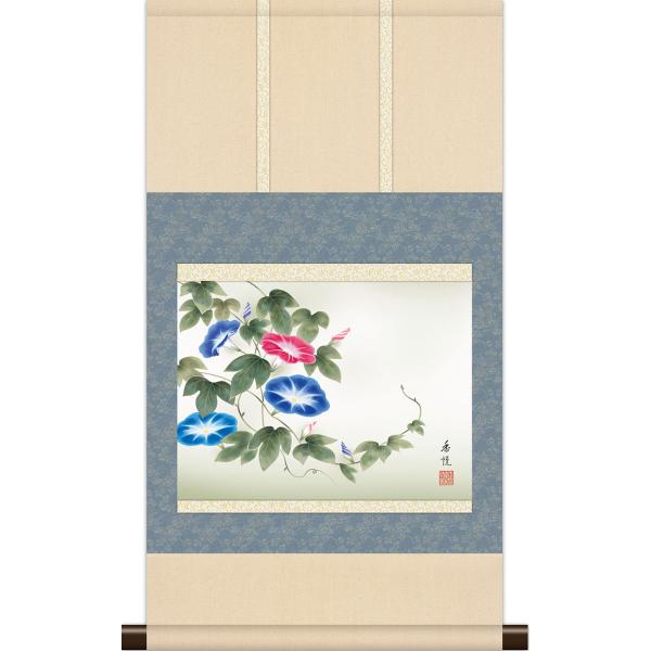 ★無料サービス★熨斗掛け致します。ご希望の場合は備考欄にご記入ください。瑞々しく咲く花、爽やかな清流が夏の風情を醸し出す、愛らしい花鳥画の世界。暮らしに季節感を取り入れ、潤いと安らぎに満ちた日々をお過ごしいただける作品です。