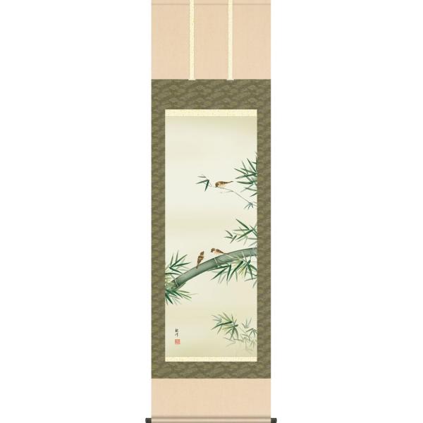 ★無料サービス★風鎮プレゼントまたは、水引ラッピング、または名前等を桐箱のフタ裏へ筆耕致します（毛筆手書き）ご希望の場合は備考欄にご記入ください。咲き競うように艷やかな四季の吉祥花たちを一堂に描く。四季を通じて飾っていただける人気の構図が典...