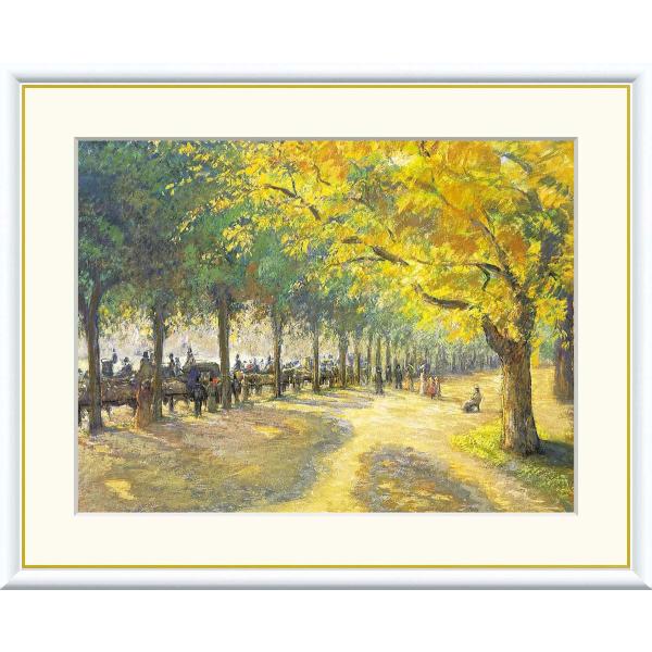 ロンドンへ２回目の滞在中に、油彩でなくデトランプという、一種の水彩画の技法で描かれた作品。