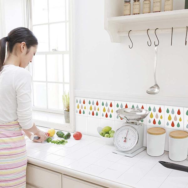 ●商品説明 ：貼るだけで空間をモダンにアレンジする革新的な『DRAEGER(ドレジャー)』ブランドのステッカー。水に強いビニール素材のステッカーです。子ども部屋・階段・浴室・キッチン・洗濯機などにも貼ることが可能です。※難燃性ではありますが...