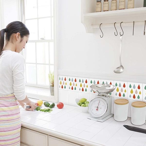 ●商品説明 ：貼るだけで空間をモダンにアレンジする革新的な『DRAEGER(ドレジャー)』ブランドのステッカー。水に強いビニール素材のステッカーです。子ども部屋・階段・浴室・キッチン・洗濯機などにも貼ることが可能です。※難燃性ではありますが...