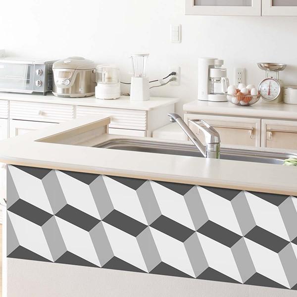 ●商品説明 ：貼るだけで空間をモダンにアレンジする革新的な『DRAEGER(ドレジャー)』ブランドのステッカー。水に強いビニール素材のステッカーです。子ども部屋・階段・浴室・キッチン・洗濯機などにも貼ることが可能です。※難燃性ではありますが...