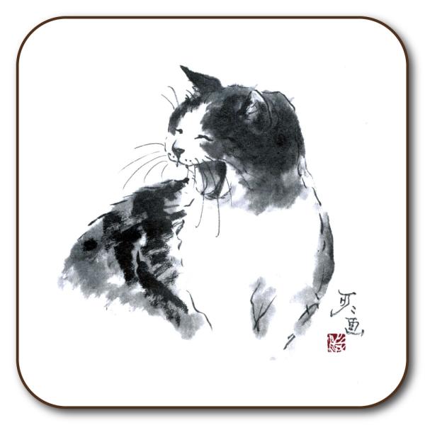 商品情報●サイズ 90×90mm（厚み3mm）●素材 ハードボード 昇華印刷☆美しい艶あり仕上げされたハードボード製コースターです。