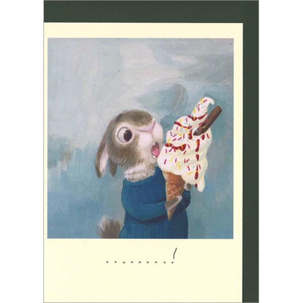 ●封筒サイズ/115×162mm（定形サイズ） ●封筒の色/緑●カードサイズ/105×148mm●中面/無地 ●封筒中/「TWO BAD MICE」の文字柄あり●作家名/アリソン・フレンド●イギリス製※在庫数は、一定の個数で設定しております...