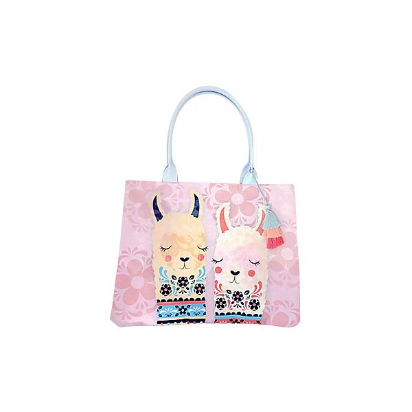 オーストラリアのデザイナーがラマの動物をモチーフに生み出したLlama Loveのトートバッグです。心温まる「愛」がテーマのアイテムは、日々の生活に彩りと癒しをもたらしてくれます。旅行や休日のお買い物にぴったりな大きいサイズで、バッグの内側...