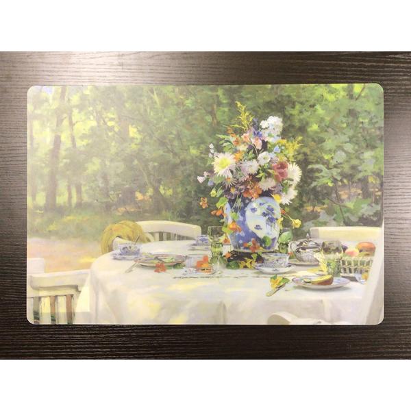 ■商品説明世界の著名な画家が描いたイラスト入りプレイスマットです。ツヤのないさらさらとした触り心地です。ゆとりのある29×43cmのサイズで、テーブルマットとしてお使いいただけます。■サイズ：横43cm×縦29cm■素材：プラスチック■企画...