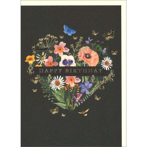 ■封筒サイズ：133×185mm（色：アイボリー）■カードサイズ：127×175mm（二つ折り）■中面：「WITH LOVE」■表面：凸凹のある紙で一部箔押し加工が施されております■メーカー：The Great British Card C...