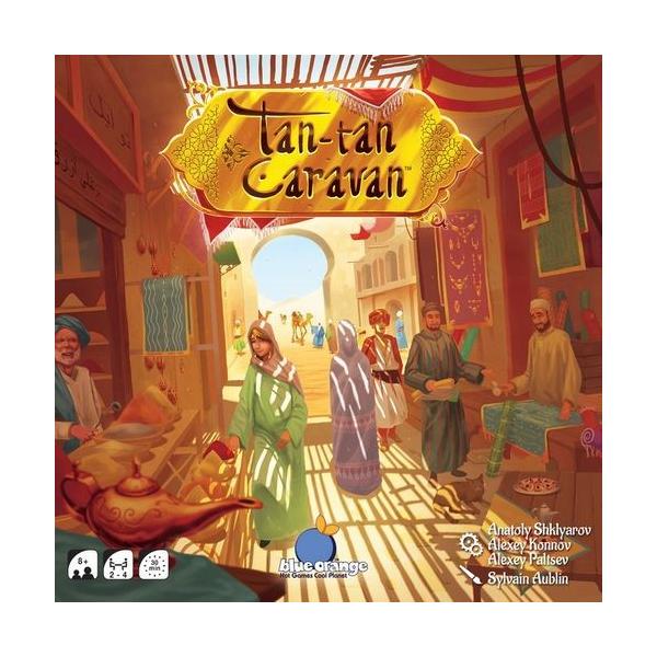 タイトル：タンタンキャラバン(Tan-Tan Caravan)和訳付輸入版 メーカー：Blue Orange 作者：Anatoly Shklyarov, Alexey Konnov, Alexey Paltsevうまくキャラバン隊に商品を積...