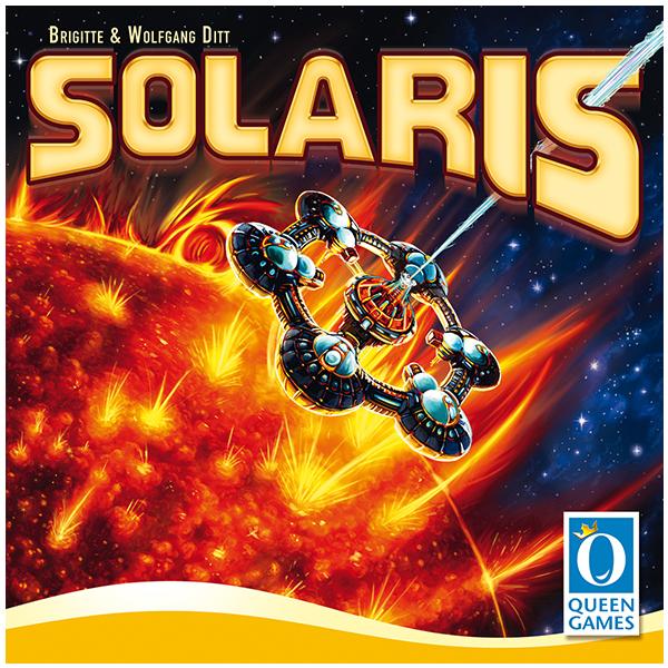 タイトル：ソラリスメーカー：クイーンゲームズ作者：Brigitte &amp; Wolfgang Dittプレイ人数：3-5人　プレイ時間：60分　対象年齢：12才〜プレーヤーは宇宙ステーションに備え付けられた高品質は太陽パネルを使って発生...