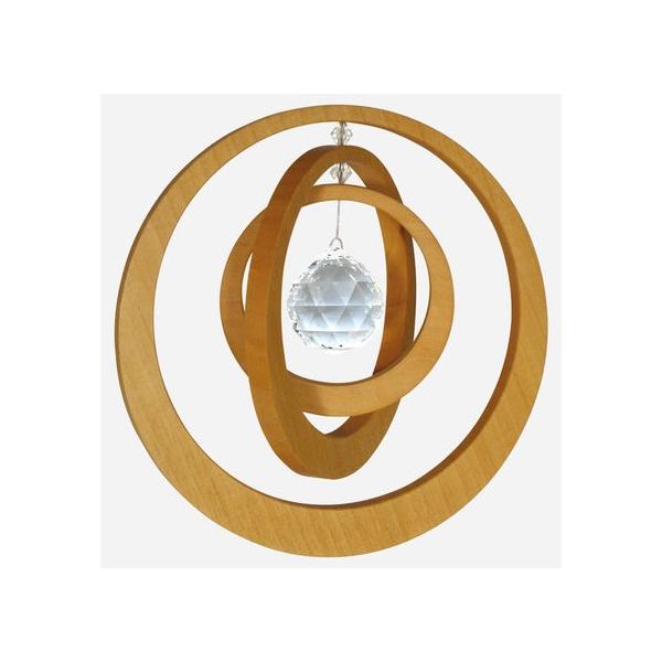 商品名：クリスタルモビール　エキセントリック品番：50240製造国：ドイツ、オーストリア(スワロフスキー)サイズ：φ14.5cm、クリスタルφ3cmスワロフスキー社のスぺクトラクリスタルを使用した美しいデザインのモビールです。日の差し込む窓...